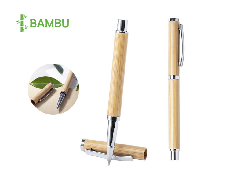 Lapicero Ecologico Bambu Tinta Liquida - MP-LPE026 | Merchandising Perú